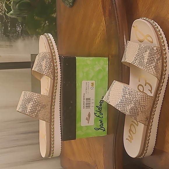 Sam Edelman | Shoes | New In Box Sam Edelman Asha Wheat Snake Print ...